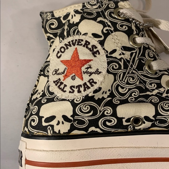 Converse | Shoes | Rare Nib Converse All Star Skull Shoes | Poshmark